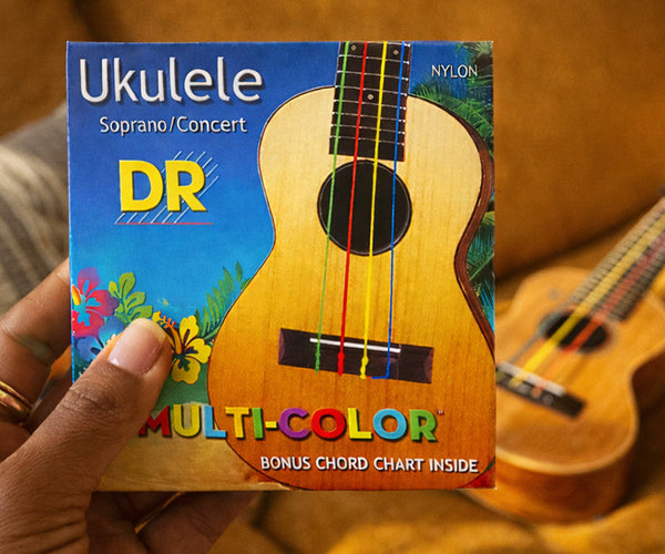 Multi-Color™ Ukulele Strings – DR Strings