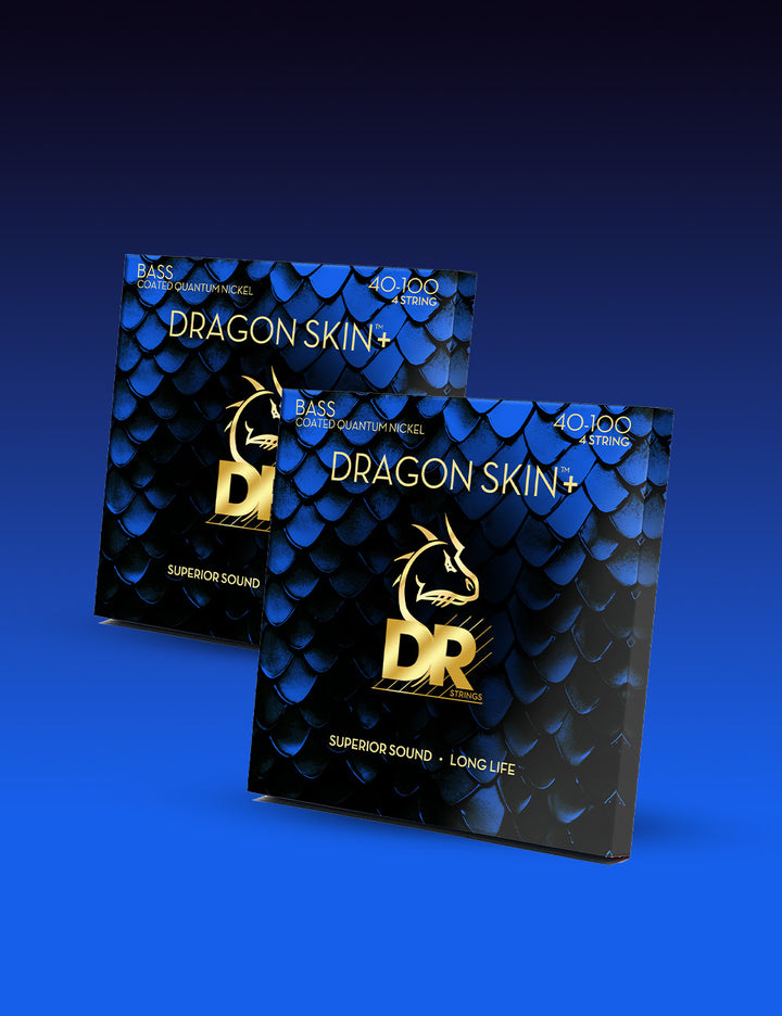Dragon Skin+™ Bass Strings – DR Strings
